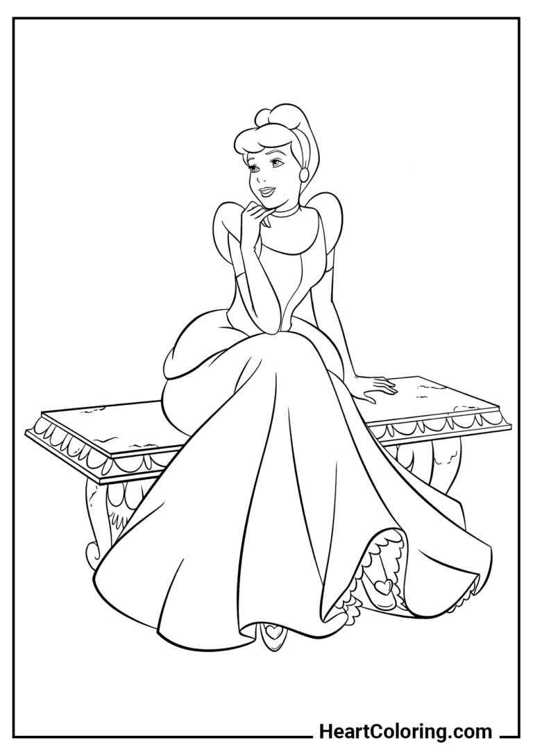 Dibujos De Cenicienta Para Colorear Imprimir Y Descargar En Pdf